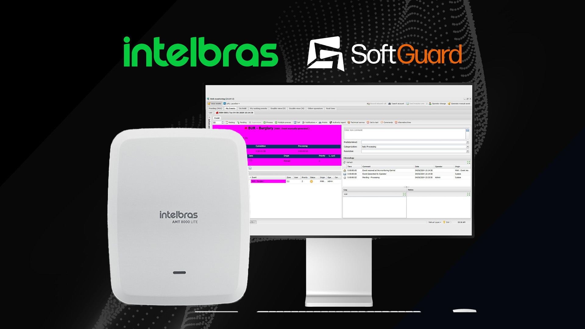 Intelbras AMT8000 + SoftGuard PSIM+ - SoftGuard